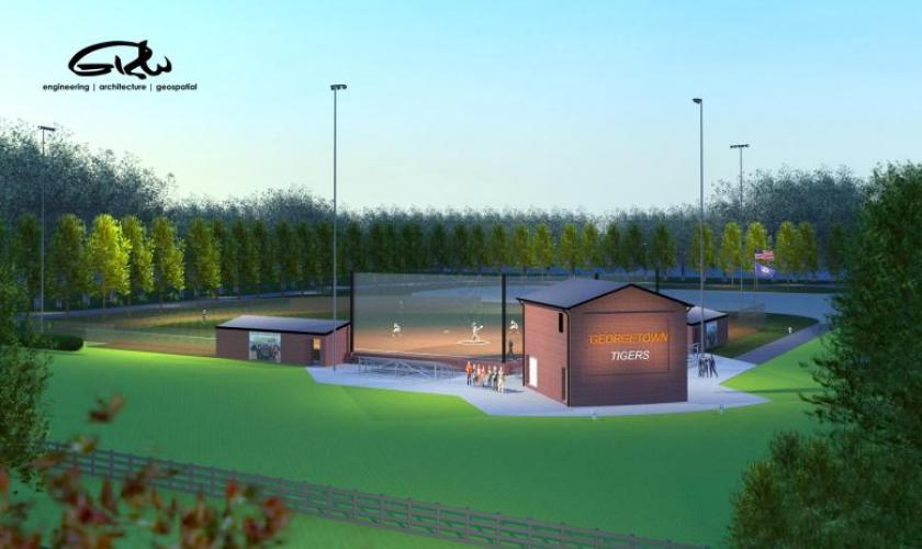 Georgetown College Women's Softball Press Box | Chapman Technical Group